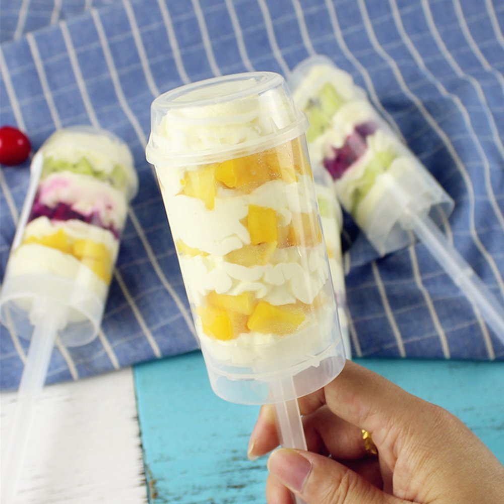 5 oz Clear Plastic Cake Pop- La Bouchee Verrine Specialist