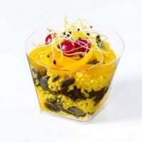 Clear Coppetta cup 3 oz - La Bouchee Verrine Specialist